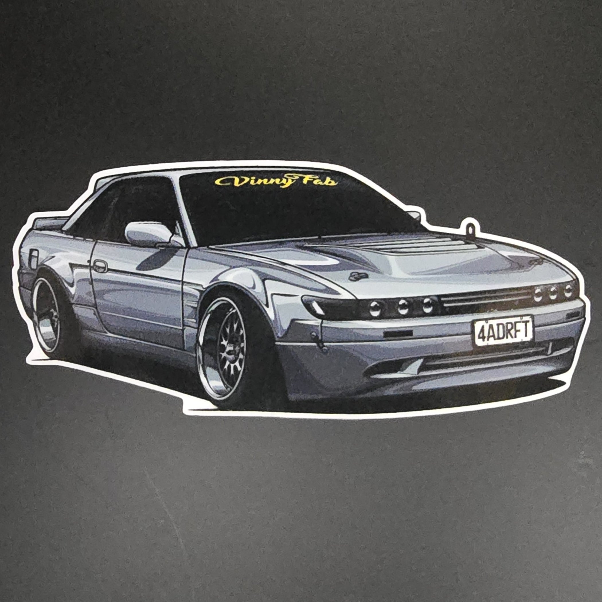 Vinny Fab Nissan Silvia S13 Sticker — Fab Supply & Co
